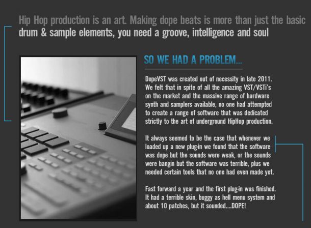 About Us – DopeSONIX VSTi VST AU Hip Hop Beatmaking Production Software